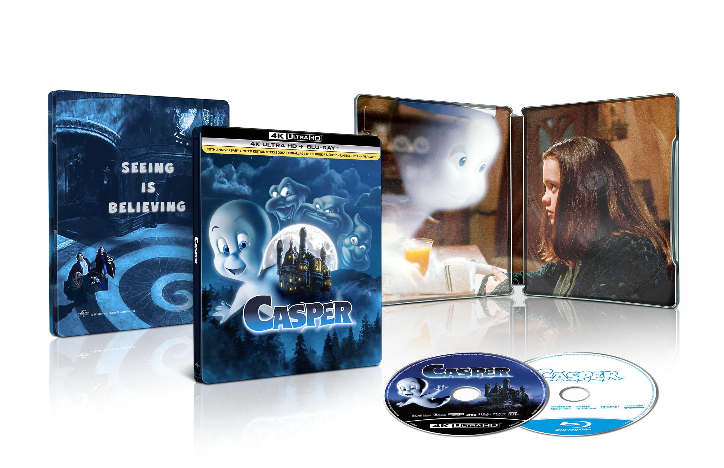 Casper: 30th Anniversary Limited Edition [Steelbook] - 4K/Blu-Ray – ID ...
