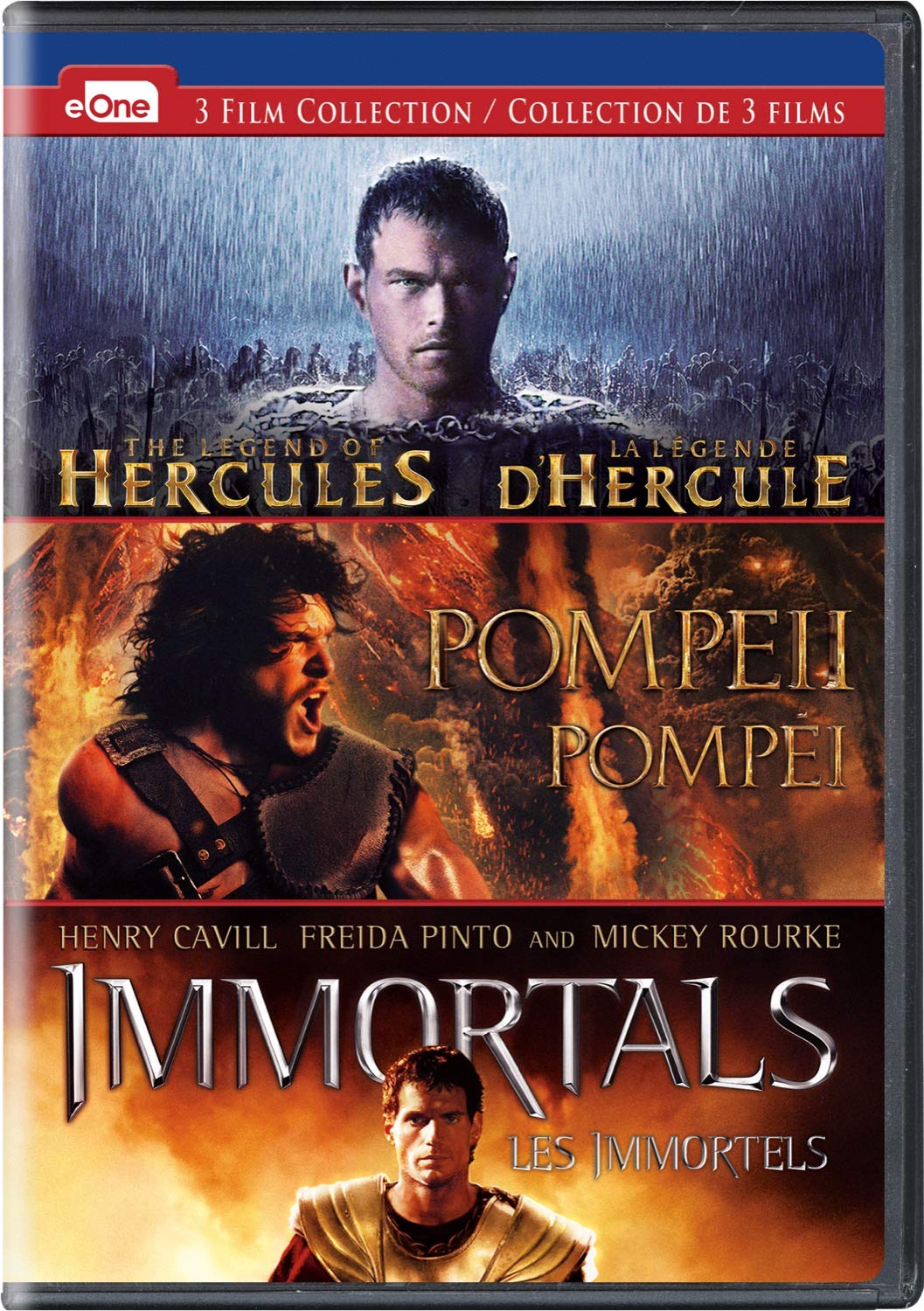 Legend of Hercules / / Pompeii / / Immortals DVD Triple Feature – ID ...