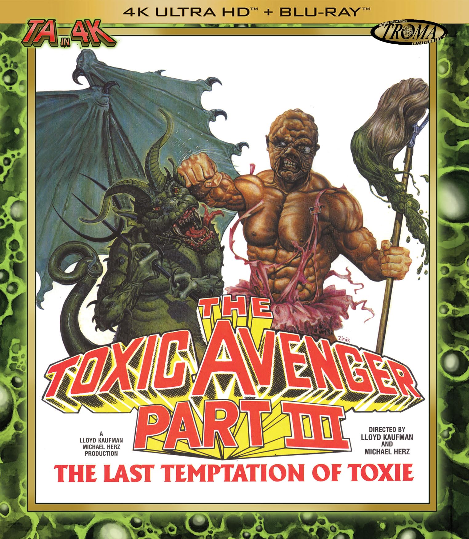 The Toxic Avenger Part III: The Last Temptation of Toxie - 4K/Blu-ray ...