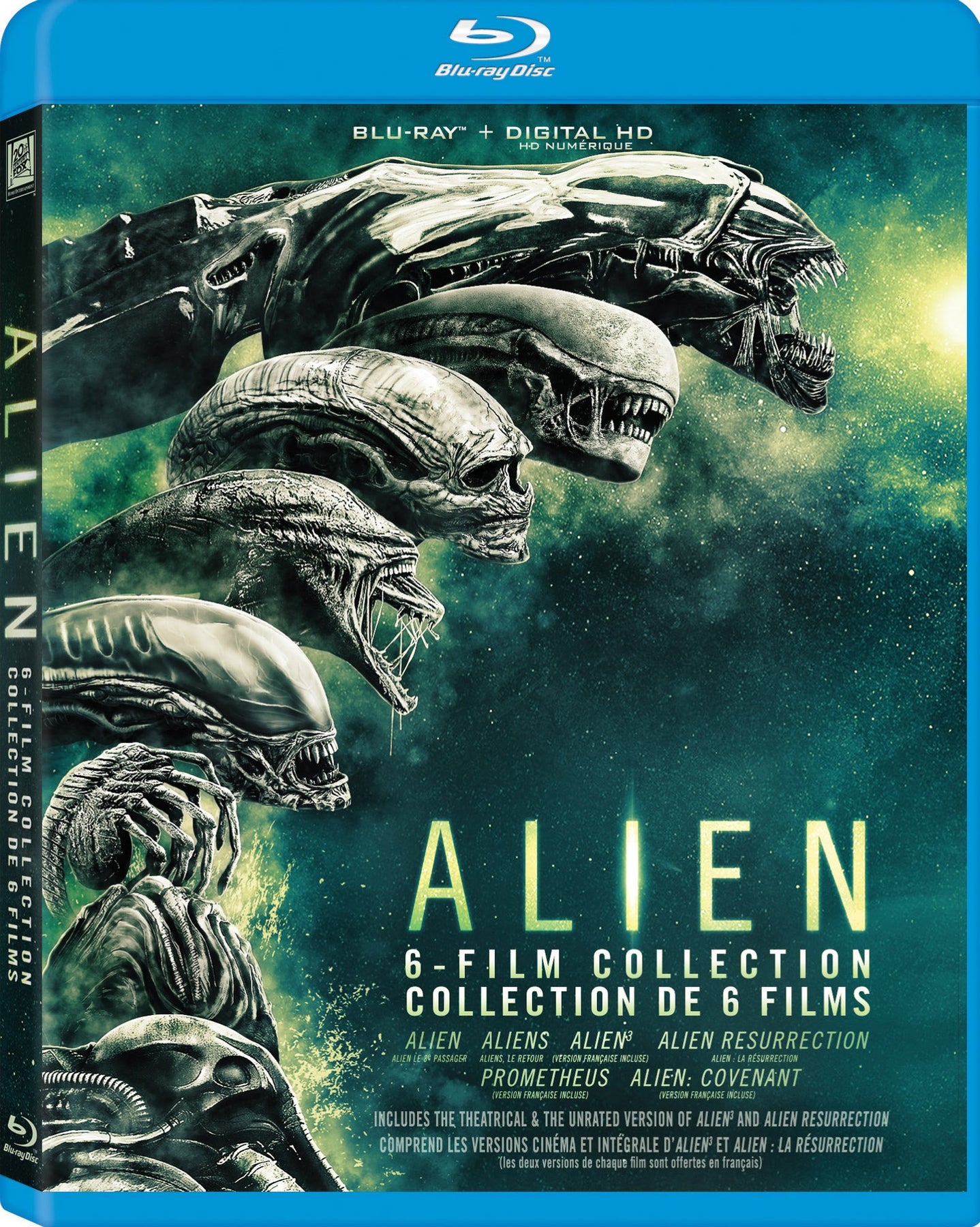 Alien/Aliens/Alien Iii/Alien: Resurrection/Prometheus/Alien: Covenant ...