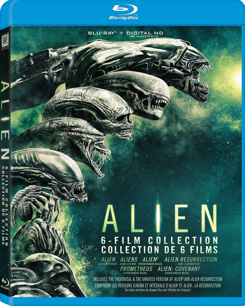 Alien/Aliens/Alien Iii/Alien: Resurrection/Prometheus/Alien: Covenant ...