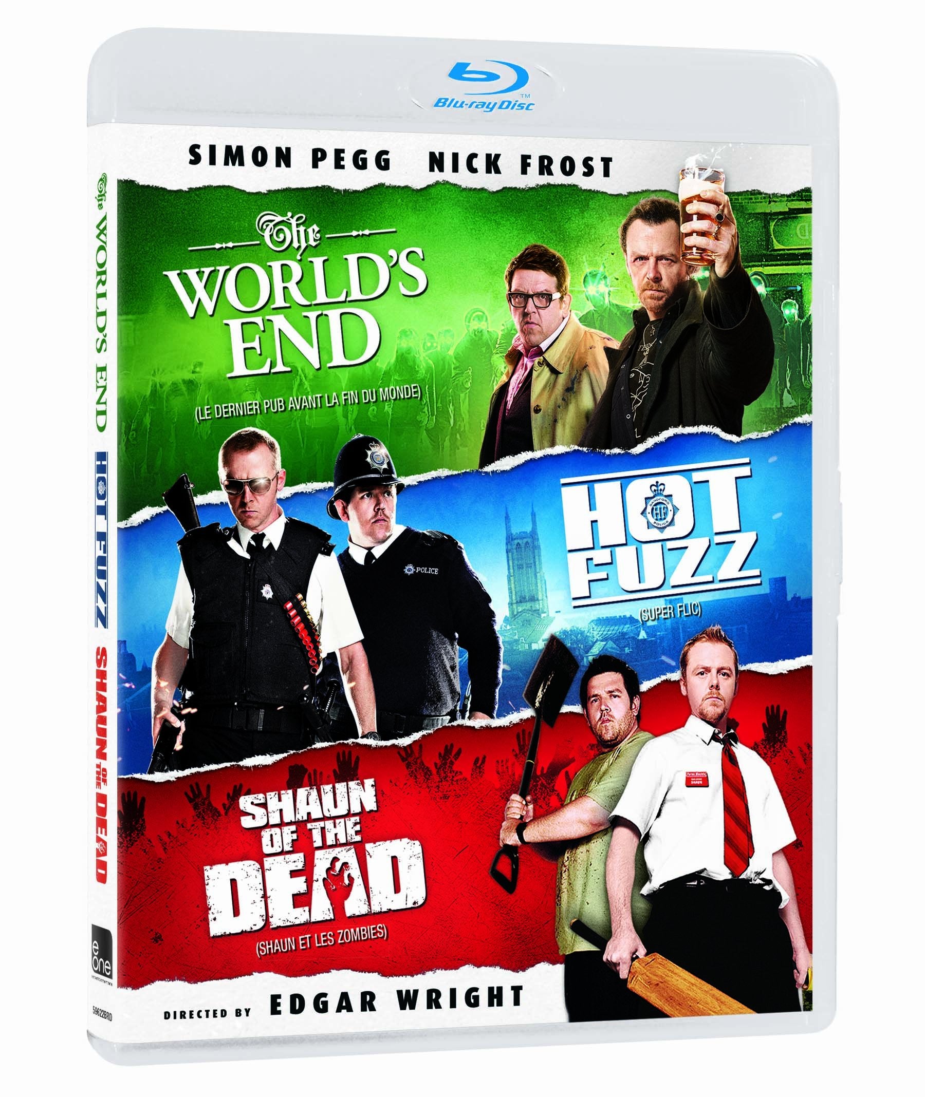 Blood And Ice Cream Trilogy (Shaun Of The Dead / Hot Fuzz /The World's ...