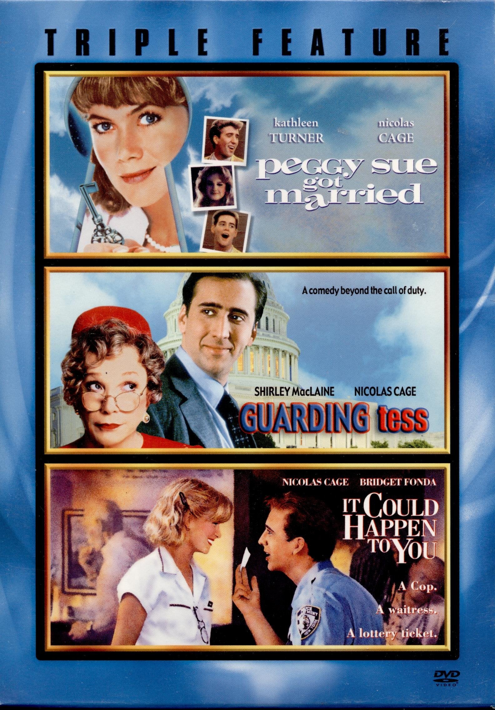 Nicholas Cage Triple Feature Peggy Sue Got Married/Guarding Tess/It Co ...