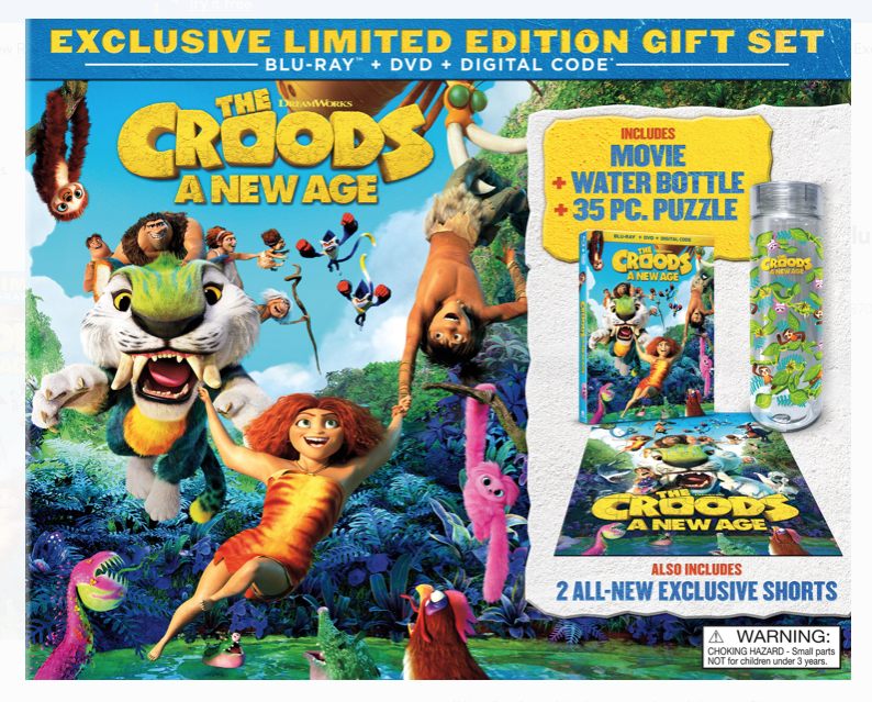 The Croods: A New Age (Exclusive Limited Edition Gift Set) - Blu-Ray ...