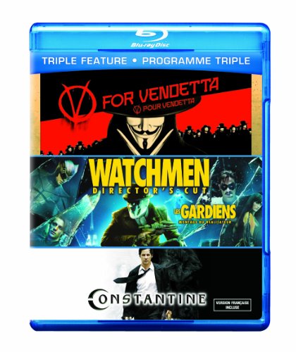 Triple Feature (V for Vendetta / Watchmen / Constantine) [Blu-ray] (Bi ...