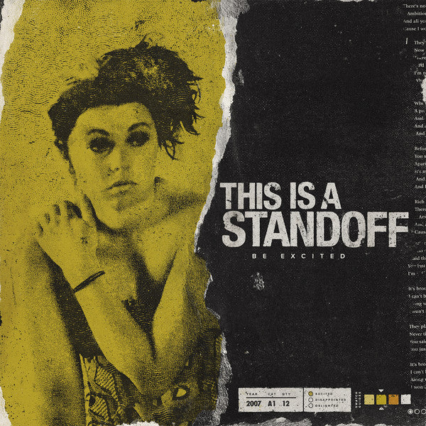 This Is A Standoff / Be Excited - LP Used Black in Transparent Yellow ...